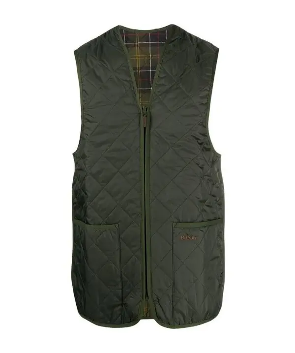 Barbour Reversible Checkered Zip-up Gilet