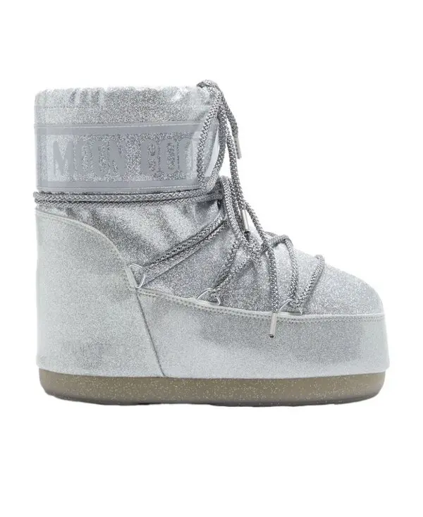 Moon Boot Icon Low Glitter Lace-up Boots