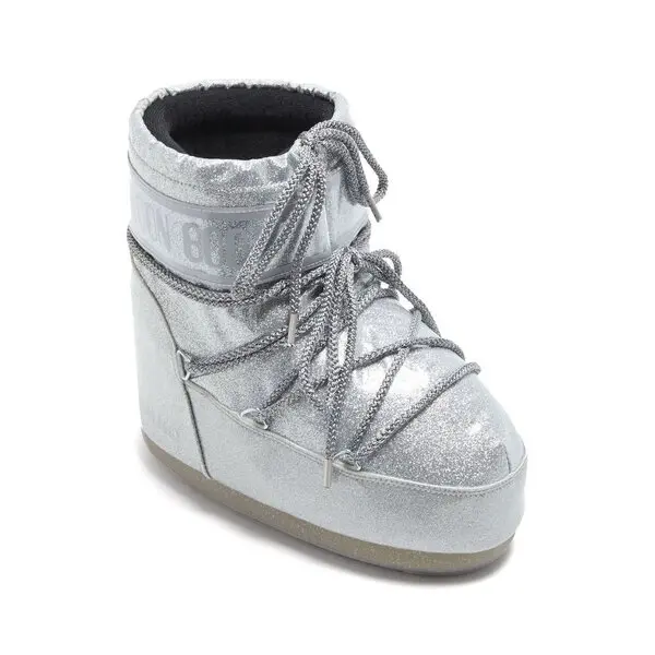 Moon Boot Icon Low Glitter Lace-up Boots