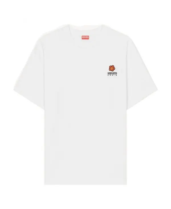 Kenzo Boke Flower Crest Logo Embroidered T-shirt