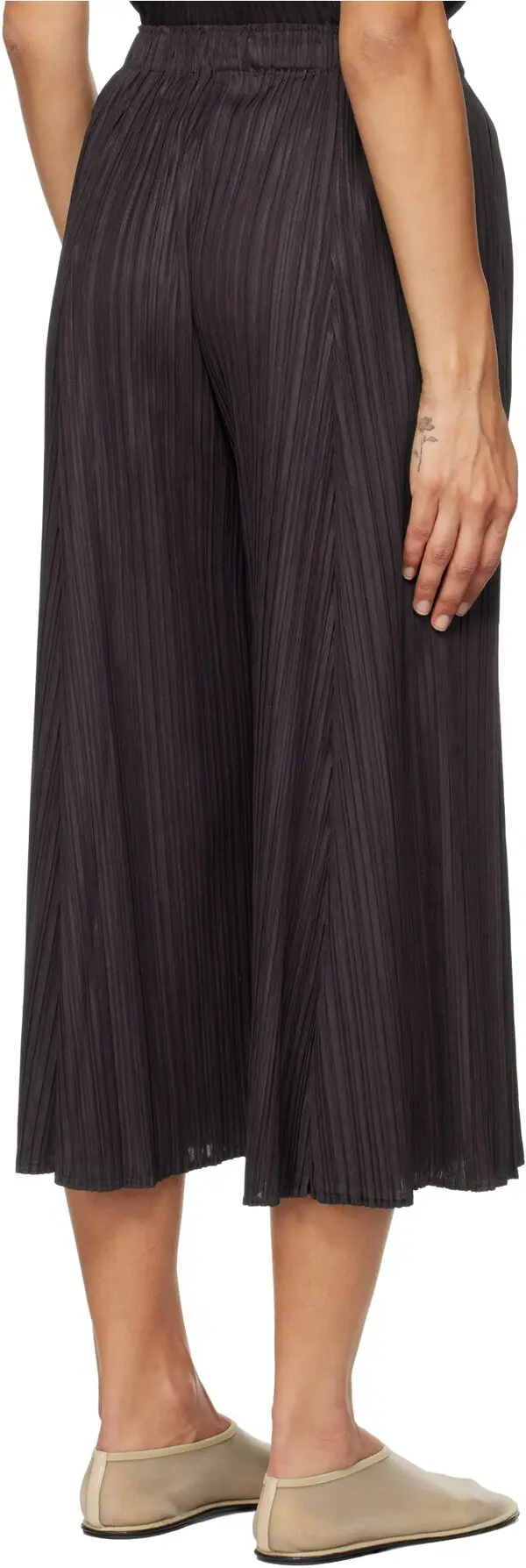 PLEATS PLEASE BY ISSEY MIYAKE Mellow Pleats Wide Leg Pants