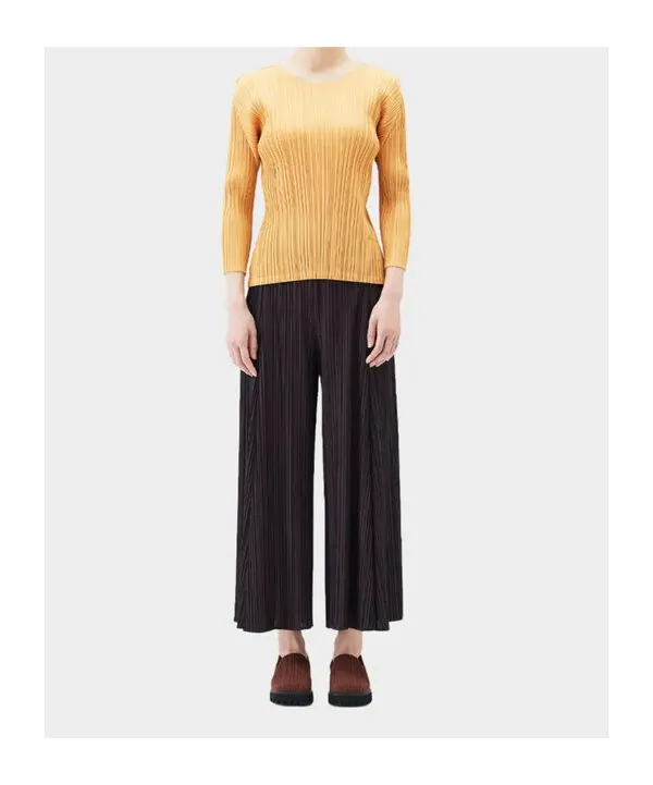 PLEATS PLEASE BY ISSEY MIYAKE Mellow Pleats Wide Leg Pants