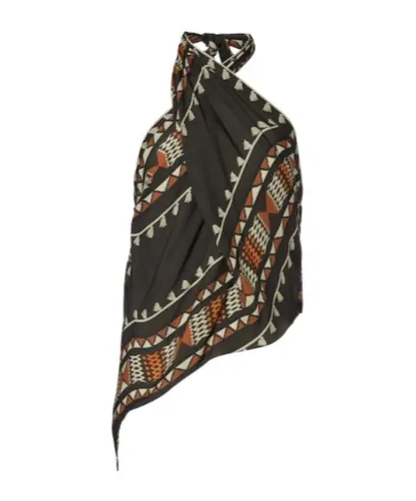 Johanna Ortiz Ancestral Printed Silk Georgette Top