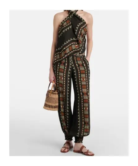 Johanna Ortiz Ancestral Printed Silk Georgette Top