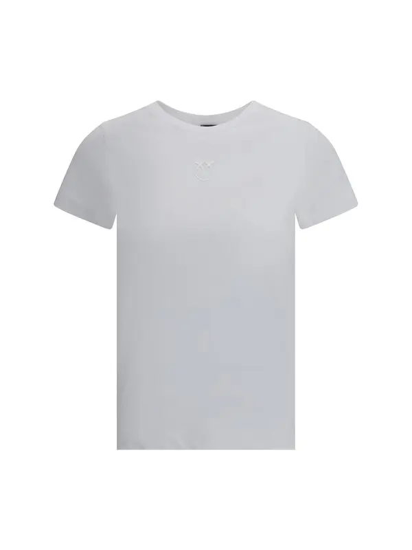 Pinko Short-sleeve Cotton T-shirt - Gray