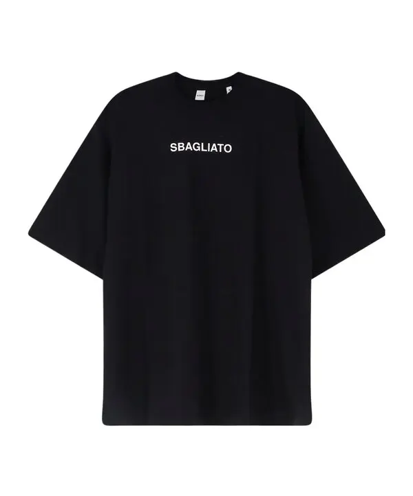 Aspesi Crew Neck Printed T-shirt - Black