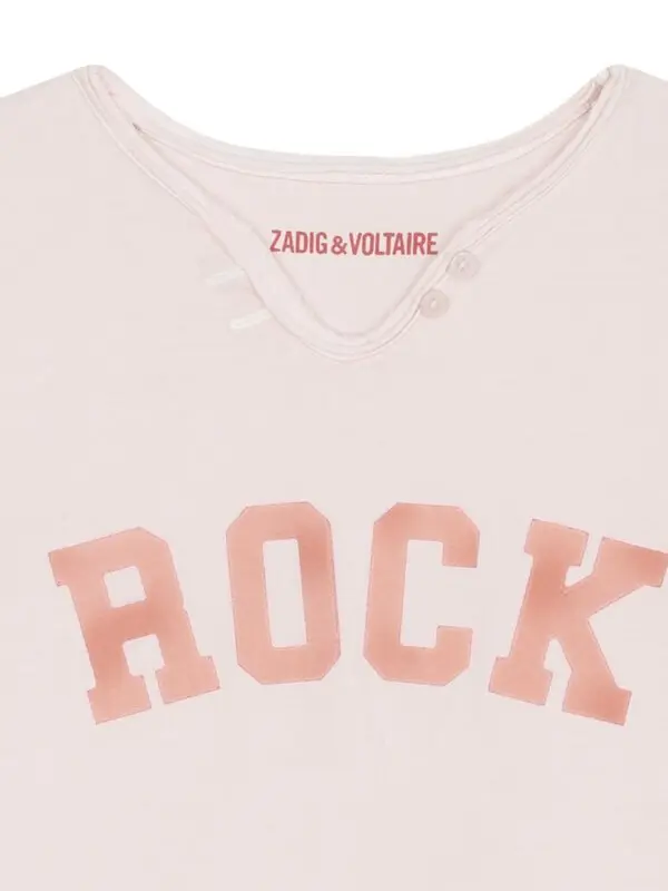 Zadig&Voltaire Short Sleeve V-neck T-shirt
