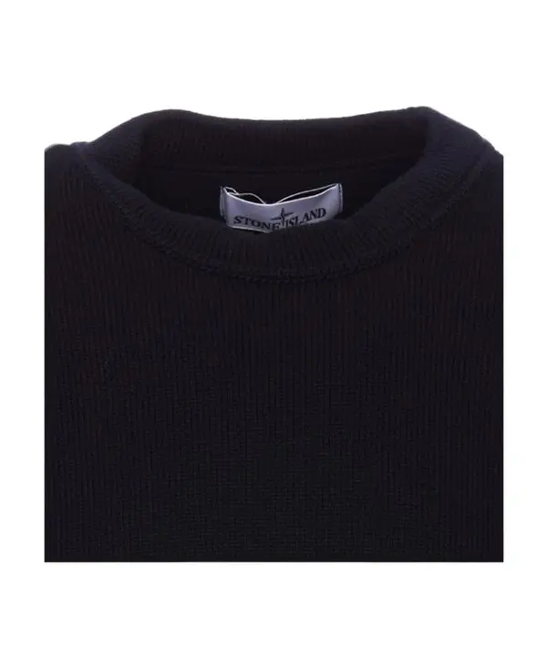 Stone Island Logo Patch Crewneck Jumper