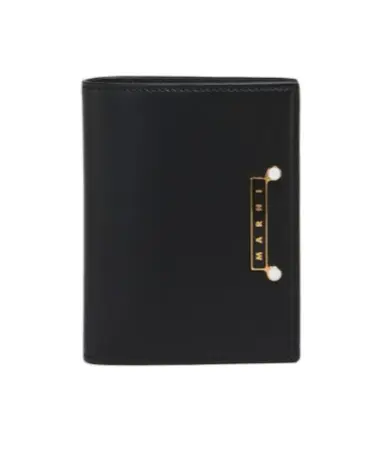 Marni Leather Envelope Bifold Wallet