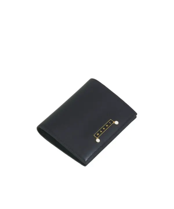 Marni Leather Envelope Bifold Wallet