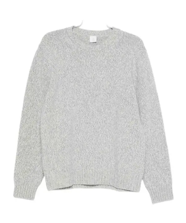 Eleventy Round Neck Sweater Sand