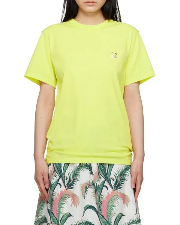 Maison Kitsuné Fox Patch Crewneck T-shirt