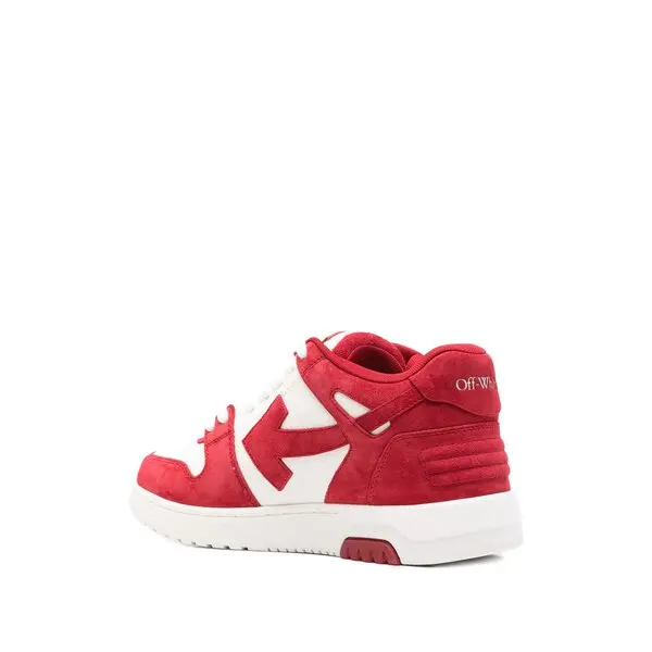 Off-White Out Of Office" Lace-up Sneakers - Red