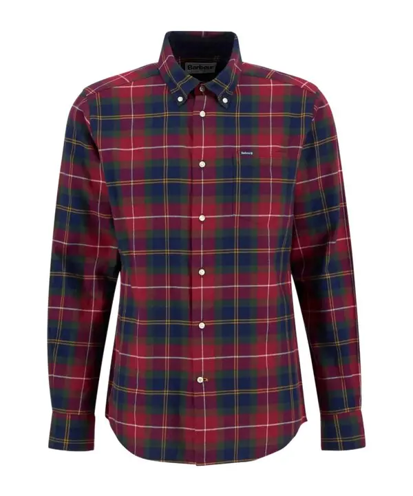 Barbour Fortrose Tailored Long-sleeved Shirt - Black