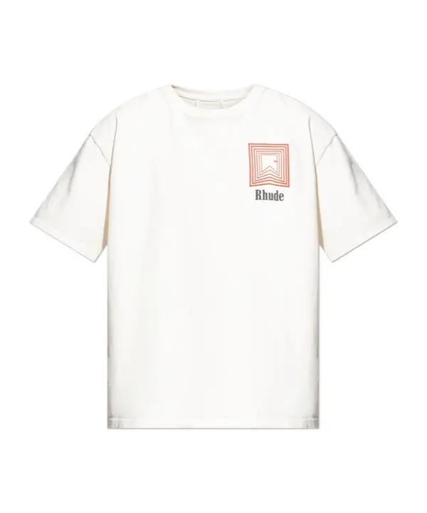 Rhude Logo-print T-shirt - White