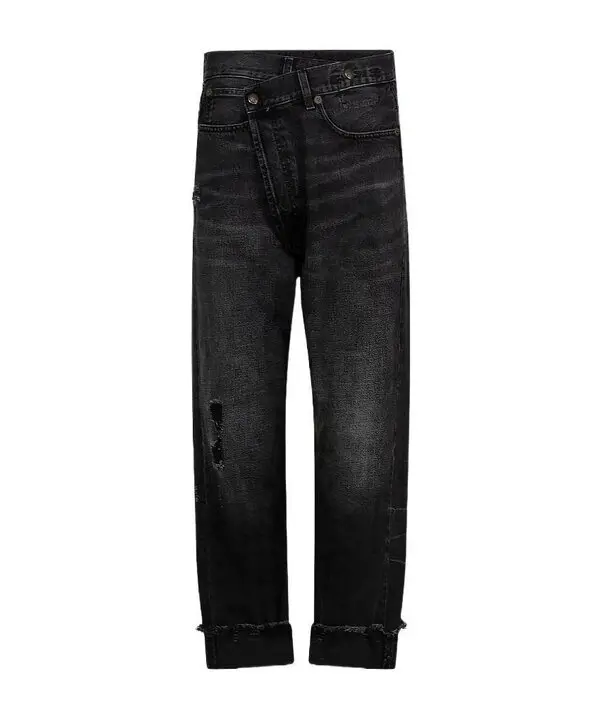 R13 Crossover Waistband Jeans