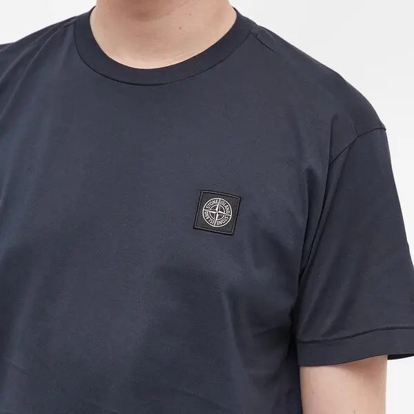 Stone Island Logo Patch Crewneck T-shirt