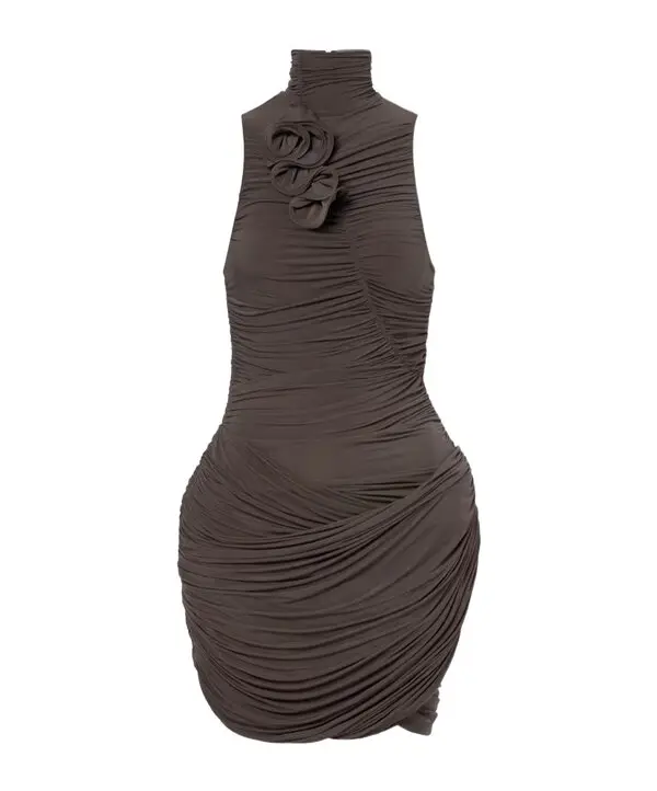 Magda Butrym Turtleneck Dress