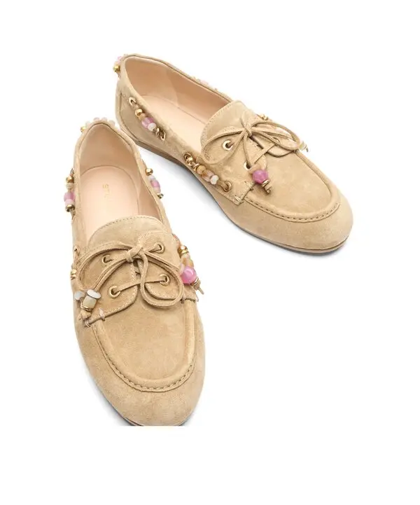 STUART WEITZMAN Majorca Tinsley Moccasin