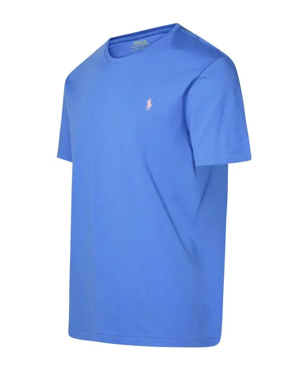 Polo Ralph Lauren Logo-embroidered Crewneck T-shirt - Blue