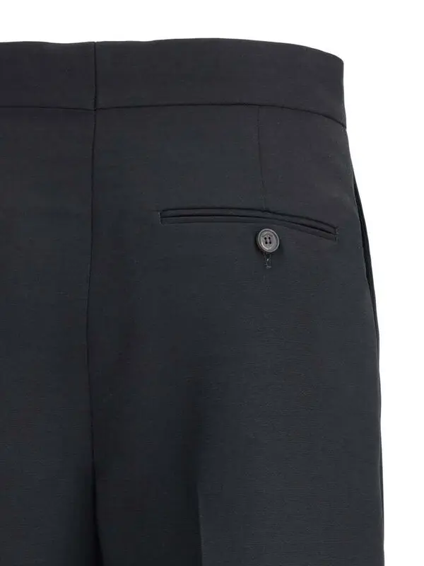 Rochas Straight-leg Pleat-detail Tailored Trousers
