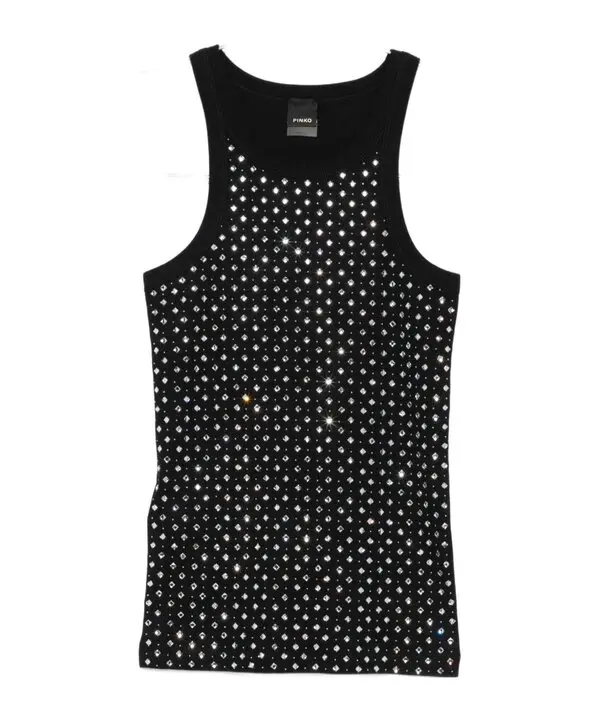 Pinko Crystal-embellished Tank Top