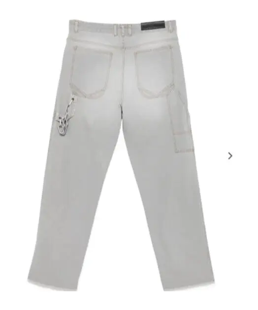 DARKPARK John Chain Adorned Worker Jeans