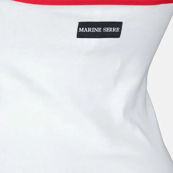 MARINE SERRE Moon Logo Halter Neck Tank Top