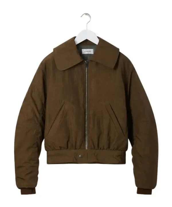 LEMAIRE The Bomber Jacket - Brown