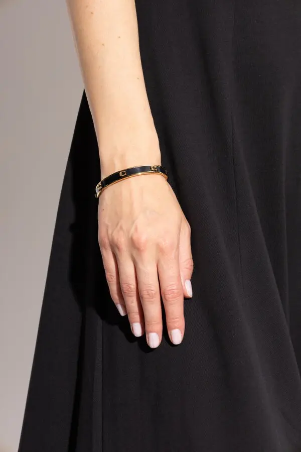COACH Logo Enamel Bangle Bracelet