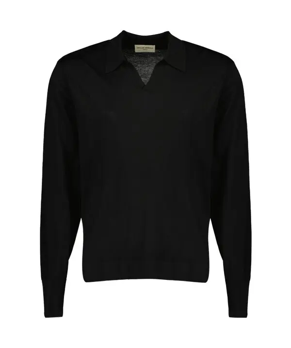 Officine Générale Simone Knitted Polo Shirt