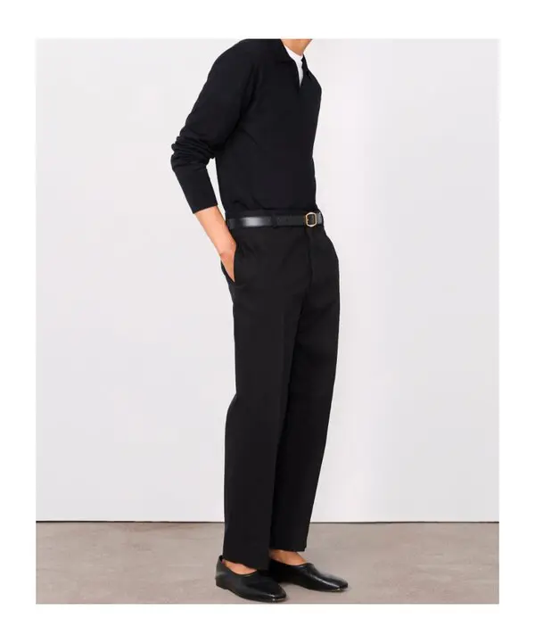 Officine Générale Simone Knitted Polo Shirt