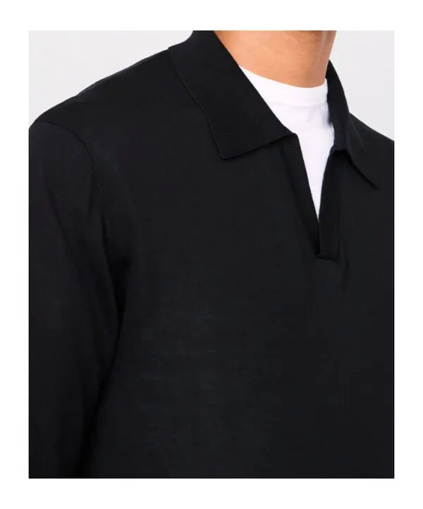 Officine Générale Simone Knitted Polo Shirt
