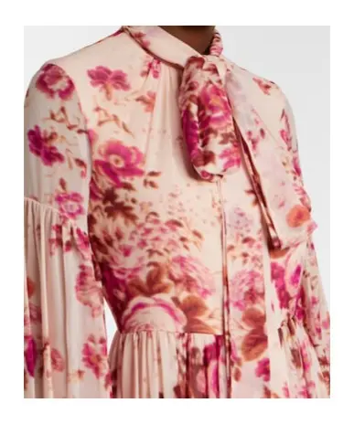 Erdem Floral Silk Voile Gown