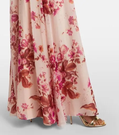 Erdem Floral Silk Voile Gown