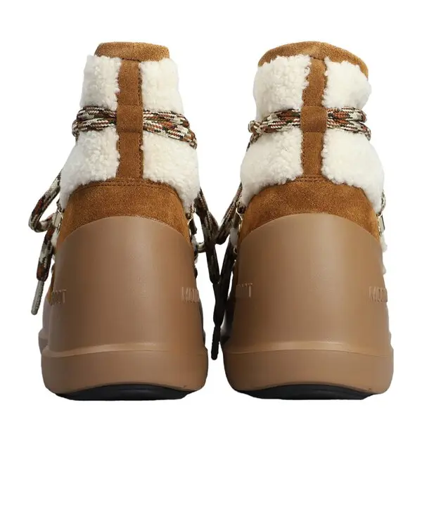 Moon Boot Luna Shearling Chunky Sole Boots