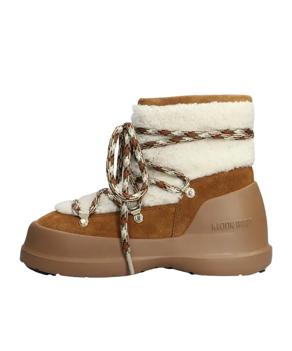 Moon Boot Luna Shearling Chunky Sole Boots