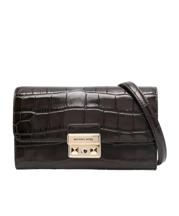 Michael Kors Small Tribeca Cross Body - Chocolate