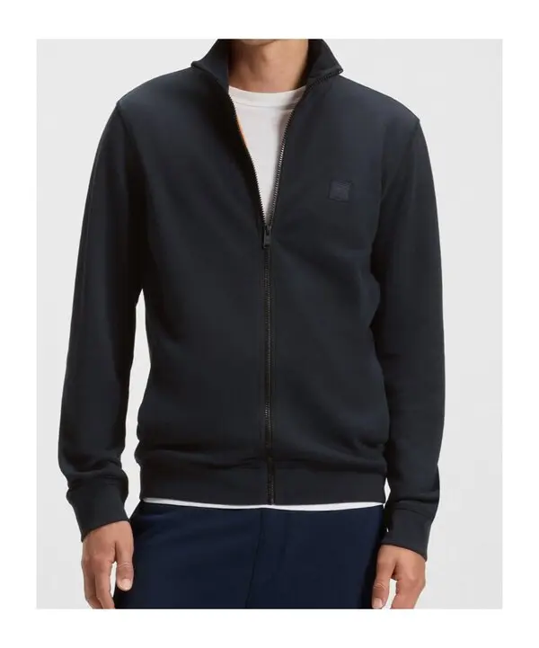 Hugo Boss Logo-appliqué Zip-up Sweatshirt