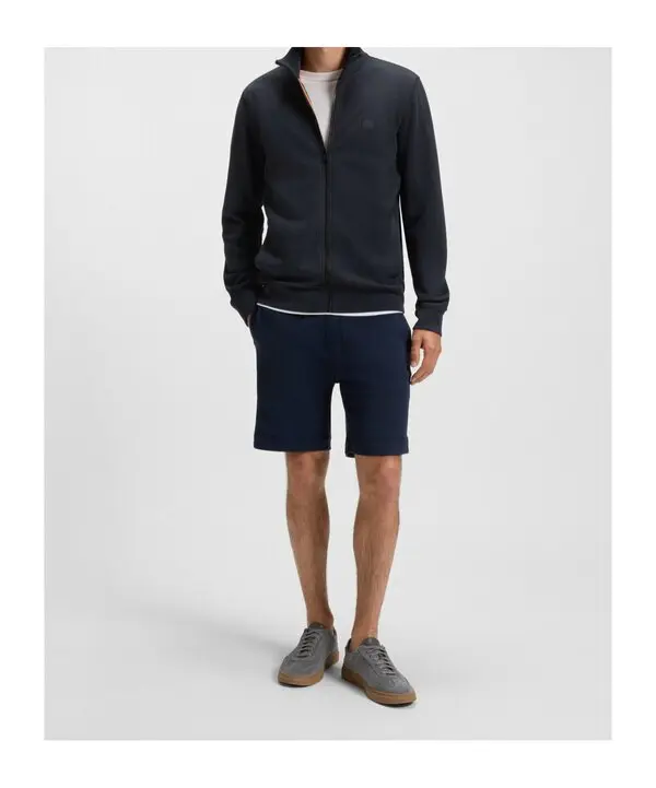 Hugo Boss Logo-appliqué Zip-up Sweatshirt