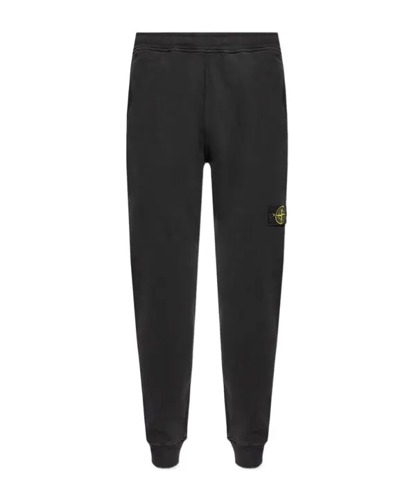 Stone Island Logo Patch Slim Fit Trousers
