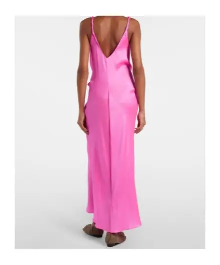 J.W.ANDERSON Gathered Silk Maxi Dress