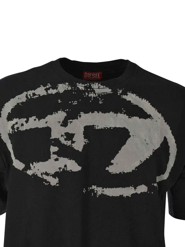 DIESEL® T-boxt Logo Printed Crewneck T-shirt - Black