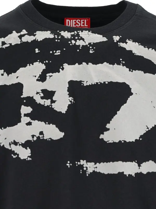 DIESEL® T-boxt Logo Printed Crewneck T-shirt - Black