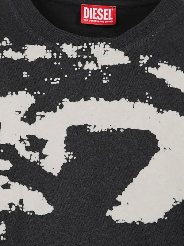 DIESEL® T-boxt Logo Printed Crewneck T-shirt - Black