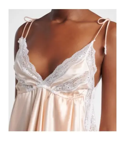 Magda Butrym Lace-trimmed Silk Satin Camisole