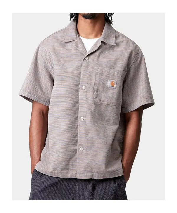 Carhartt Work In Progress Short Sleeve Gellar Stripe Shirt