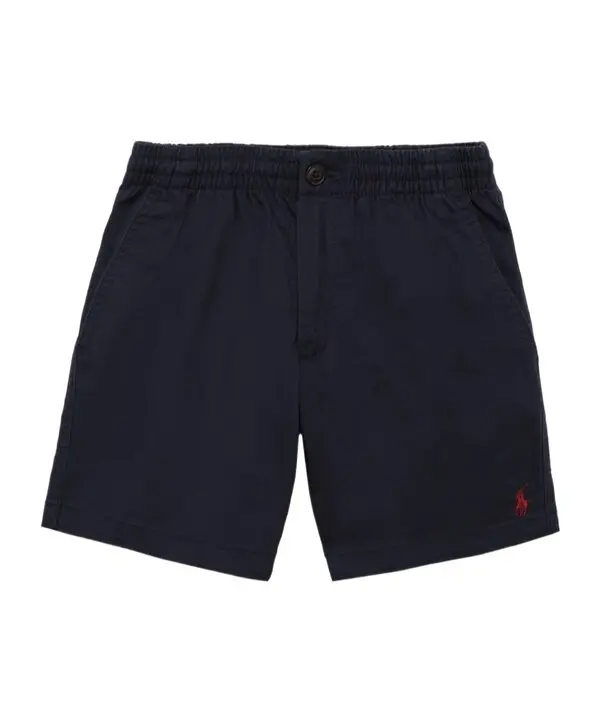 Polo Ralph Lauren Stretch-cotton Logo Embroidered Shorts - Black