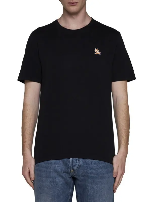 Maison Kitsuné Chillax Fox Patch Crewneck T-shirt