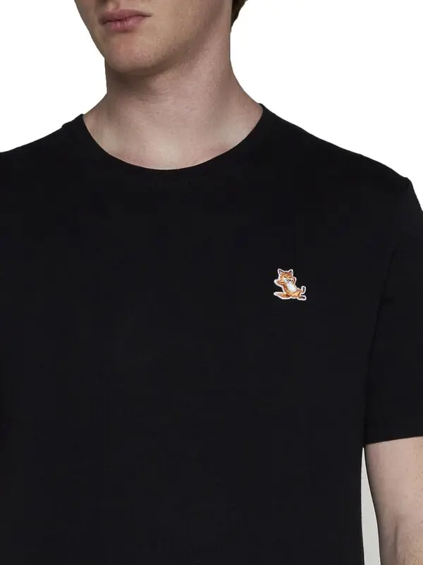 Maison Kitsuné Chillax Fox Patch Crewneck T-shirt